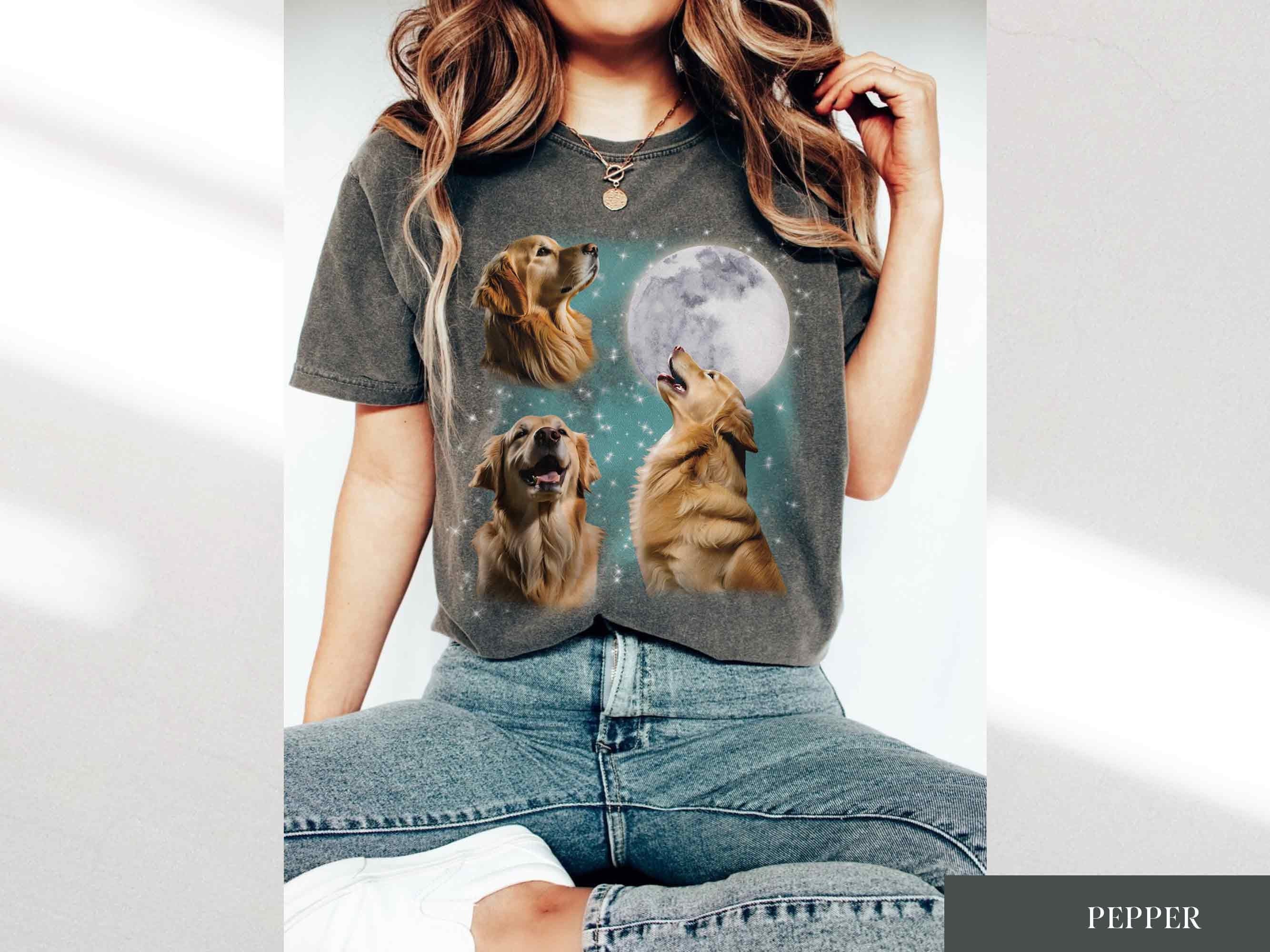 Golden Retriever Shirt Golden Retriever Mom Funny Dog Lover Tshirt Golden Mama Meme Weirdcore ...