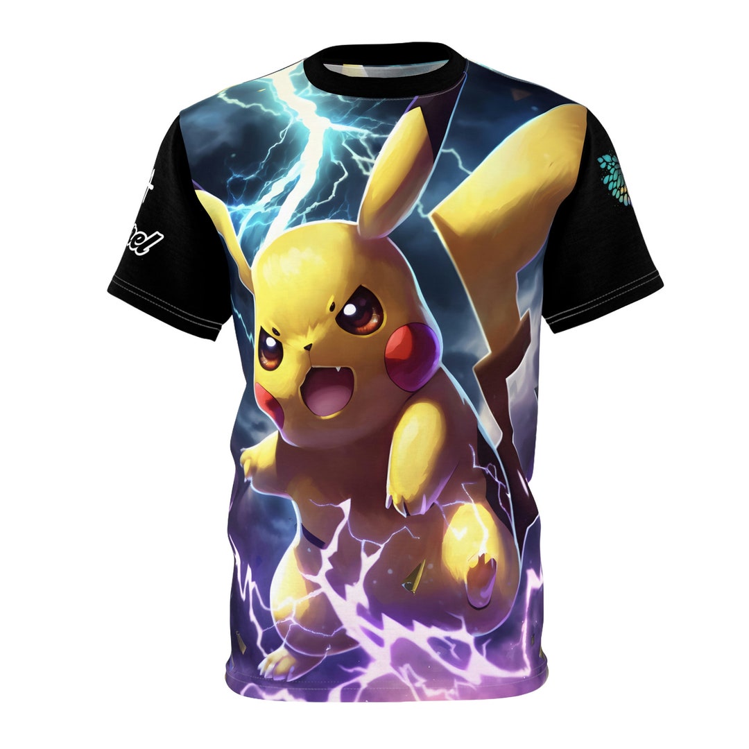 Pikachu Unisex Cut & Sew Tee (AOP) - Etsy