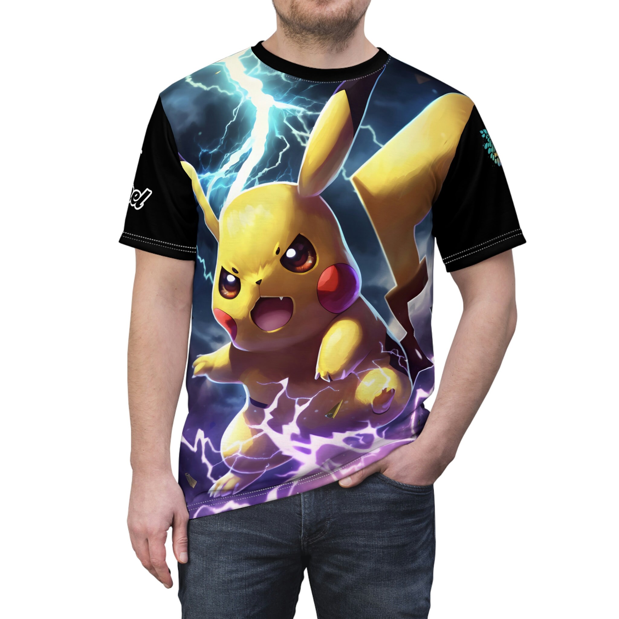 Pikachu Unisex Cut & Sew Tee (AOP) - Etsy