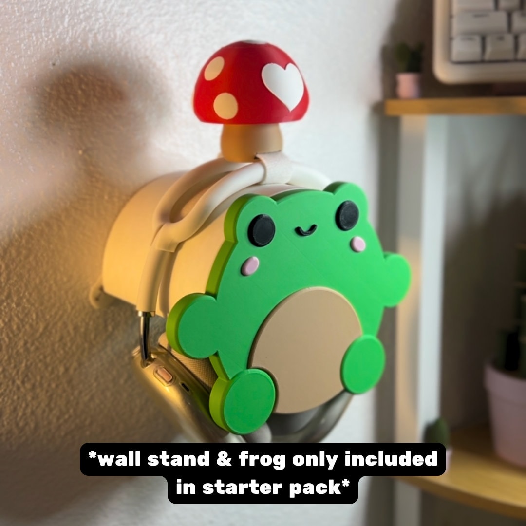 Mushroom Frog Headphone Accessory/topper ONLY for Headphone Stand ...