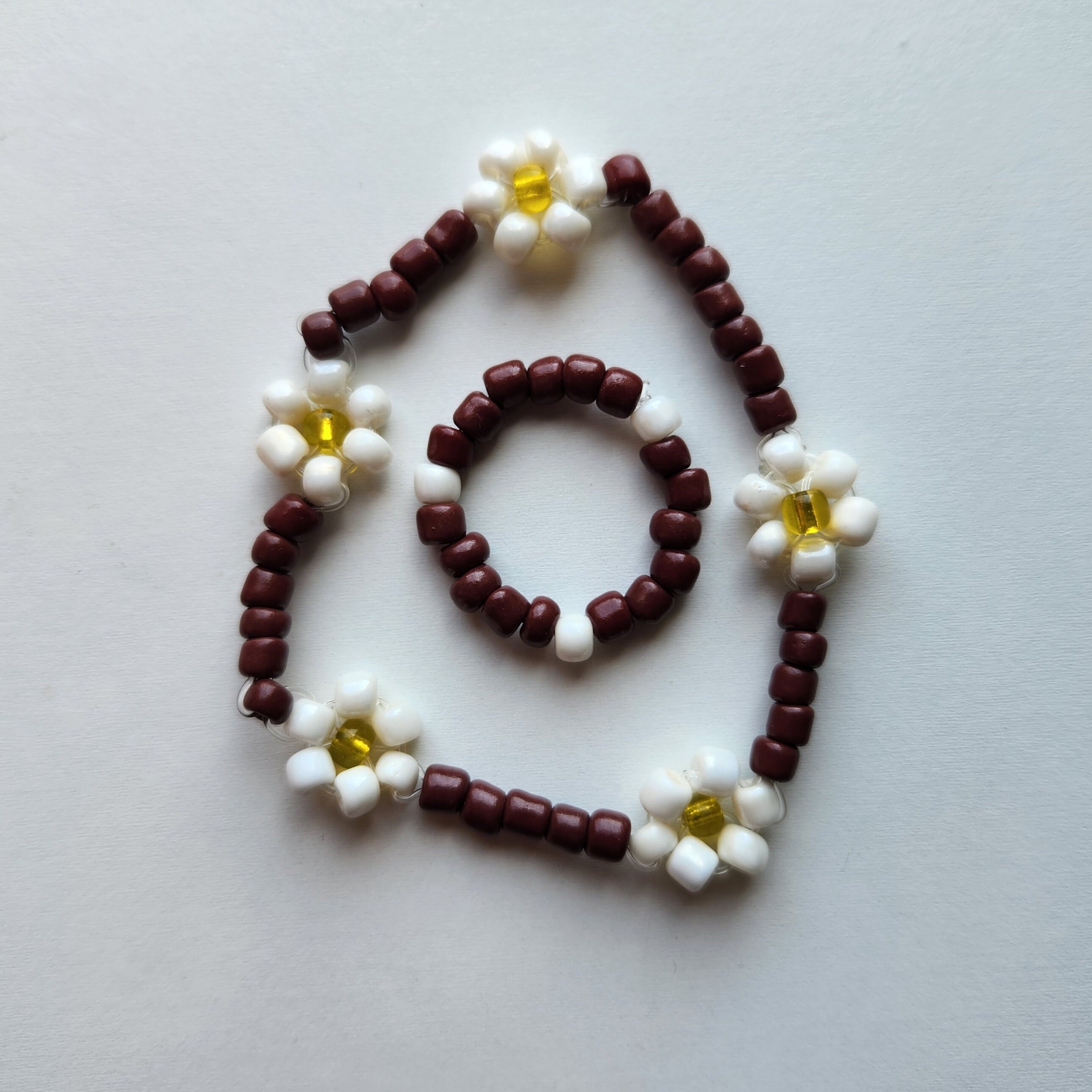 Ateez Wooyoung Inspired Beaded Bracelet & Rings - Etsy