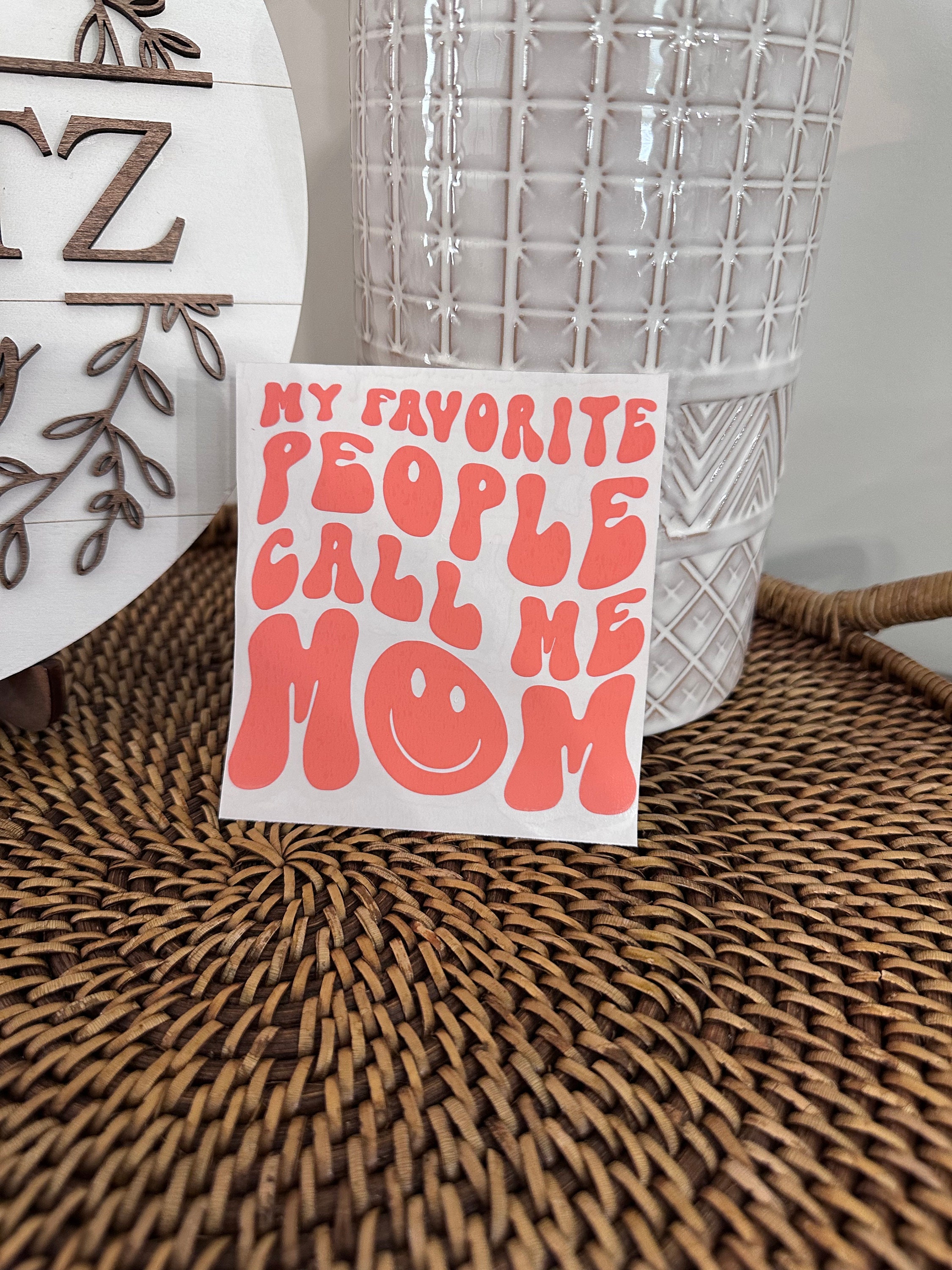 Call Me Mom Decal | Groovy, Mom, Vinyl Decal, Mom Life, Car Decal ...