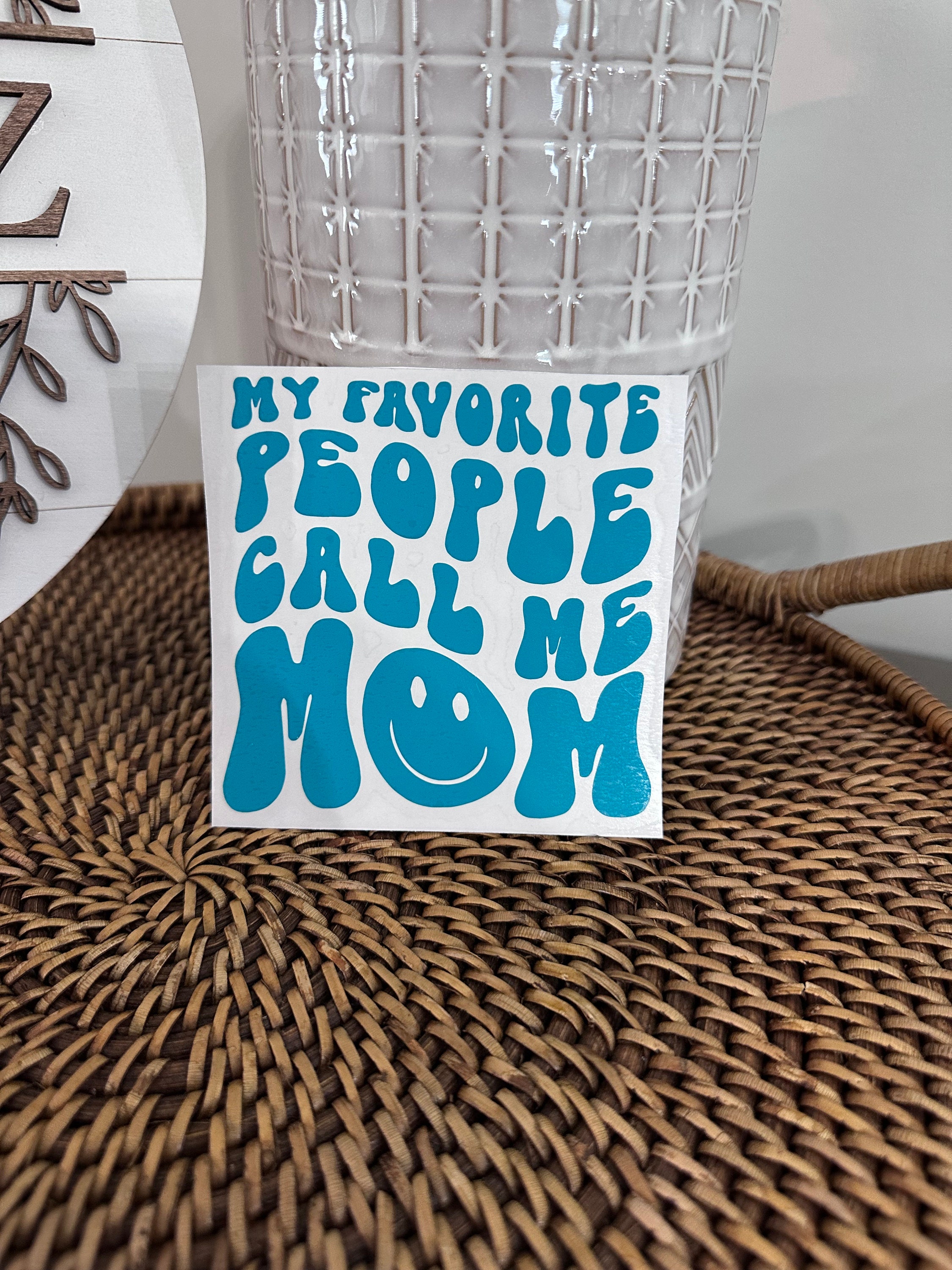 Call Me Mom Decal | Groovy, Mom, Vinyl Decal, Mom Life, Car Decal ...