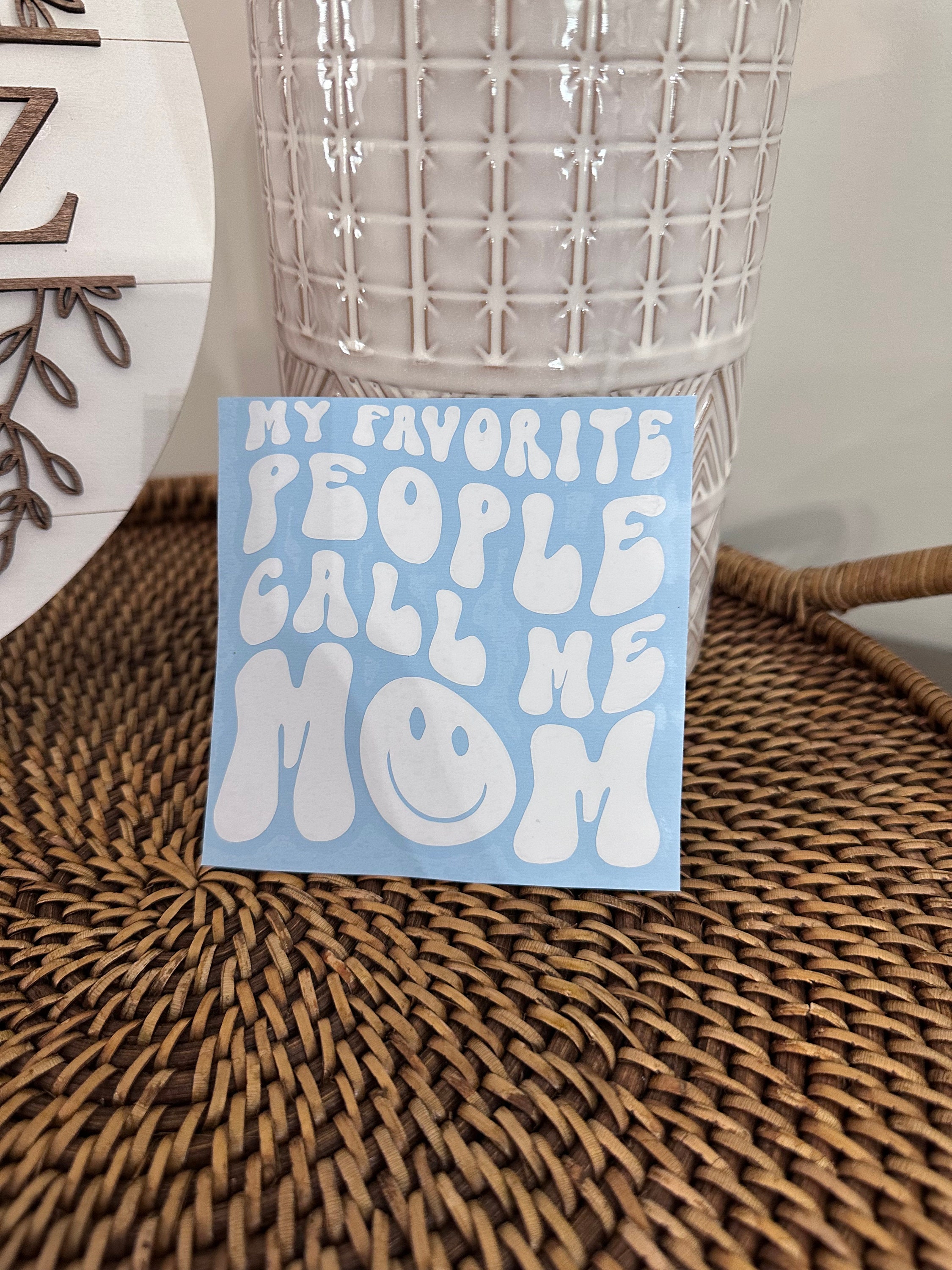 Call Me Mom Decal | Groovy, Mom, Vinyl Decal, Mom Life, Car Decal ...