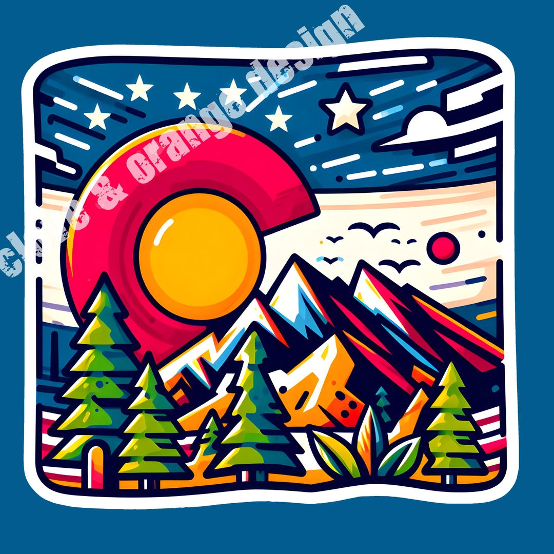 COLORADO CAR Sticker,colorado Car Decal,colorado Mountain Sticker ...
