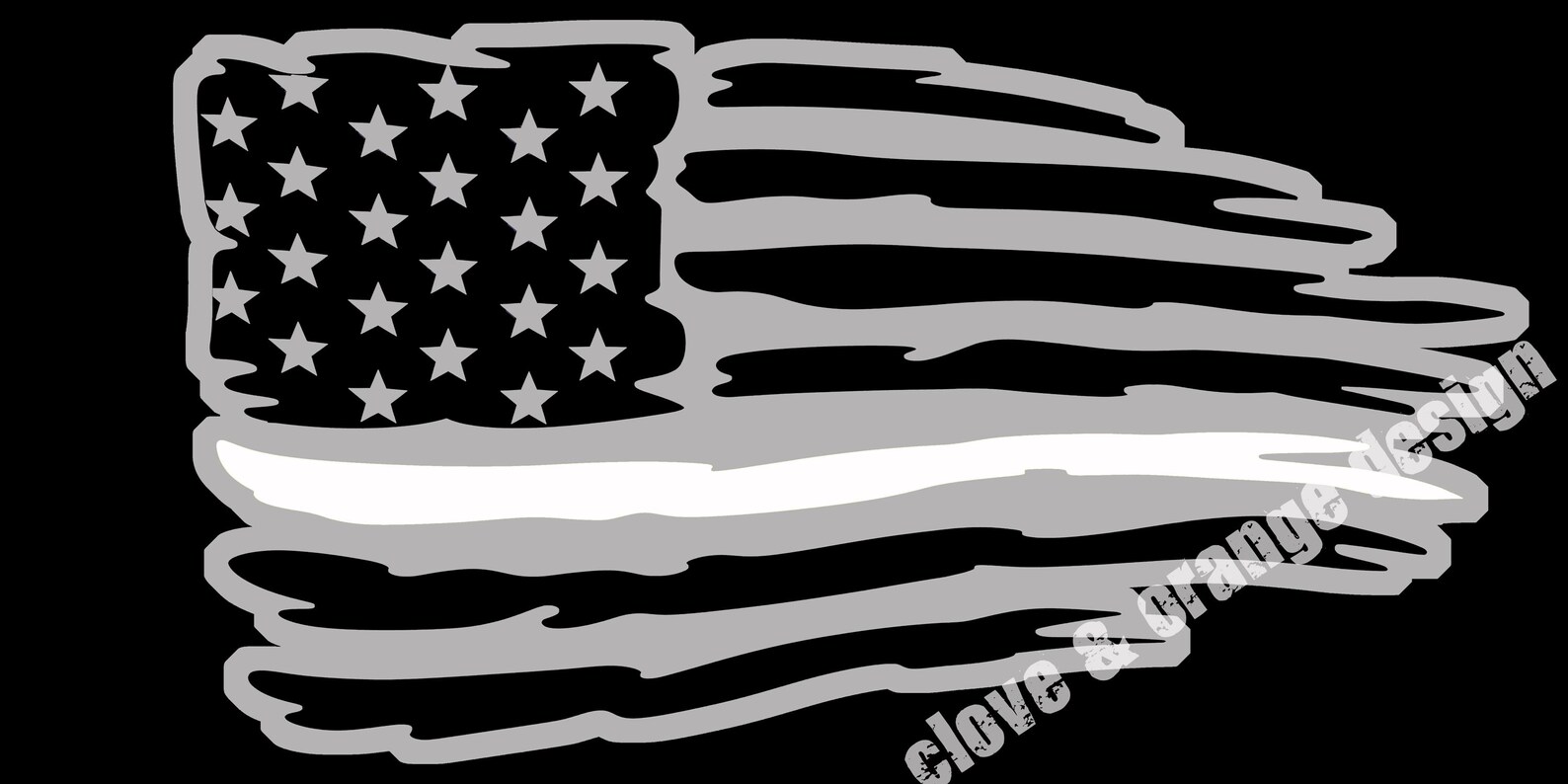 Thin White Line Flag Sticker,first Responders Flag Sticker,ems Flag ...