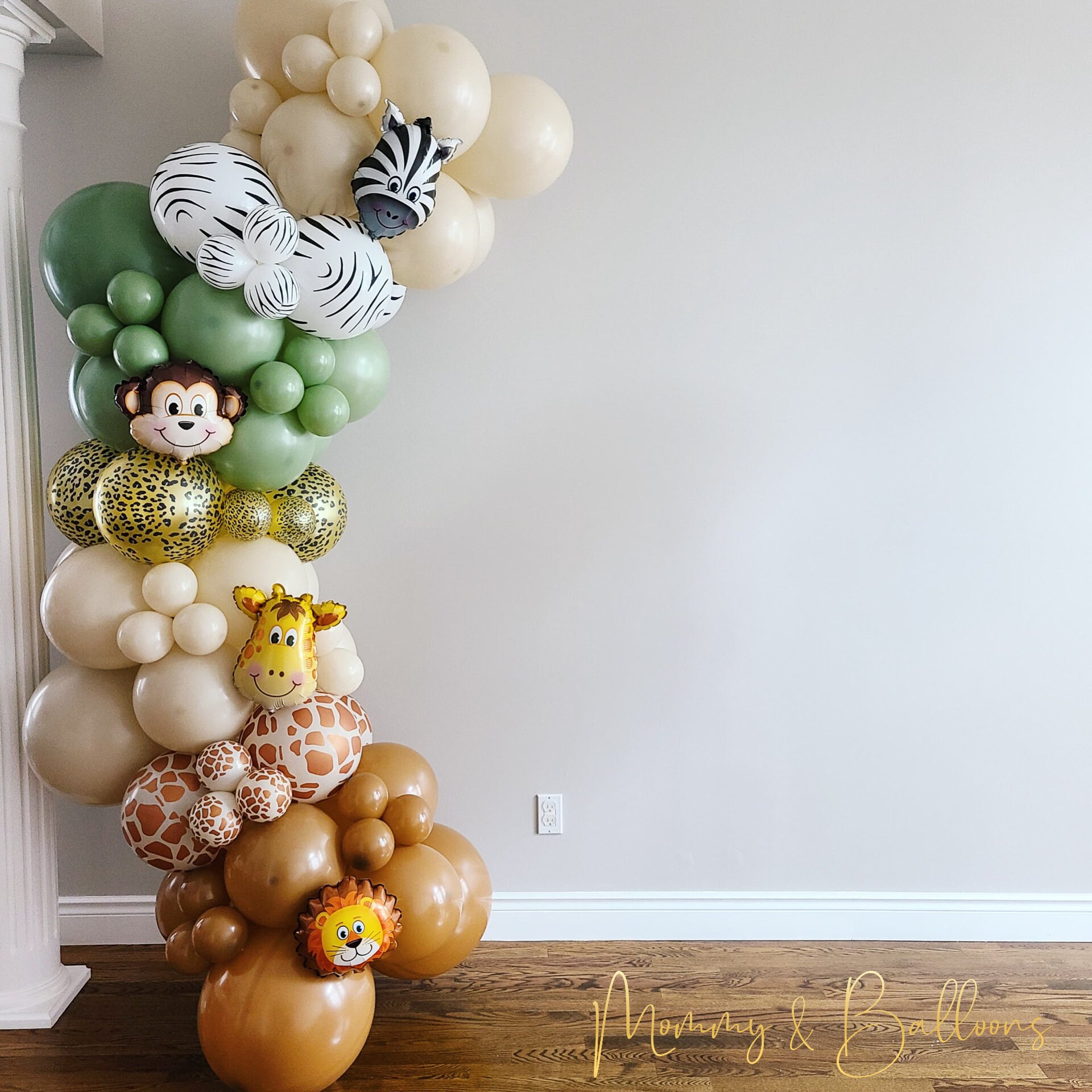 Safari Balloons Decor, Wild One Balloons, Two Wild Balloons, Safari ...