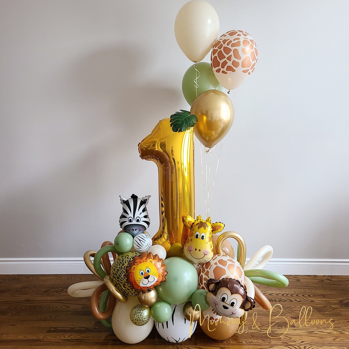 Safari Balloons Decor, Wild One Balloons, Two Wild Balloons, Safari ...