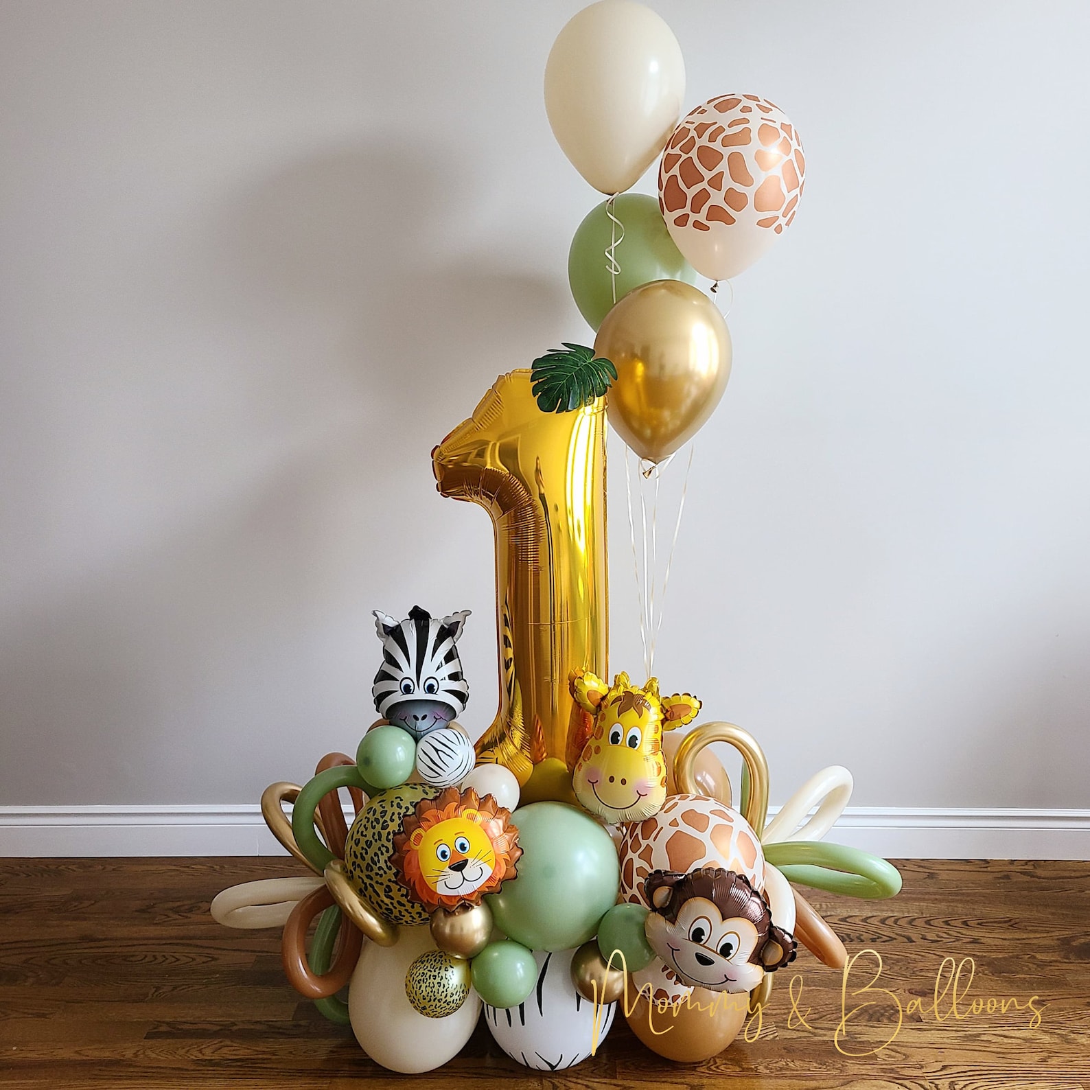 Safari Balloons Decor, Wild One Balloons, Two Wild Balloons, Safari ...