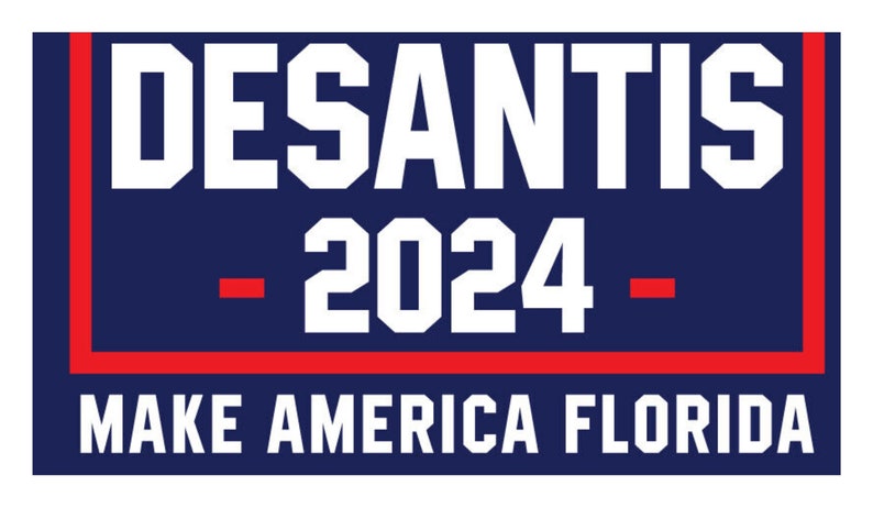 Ron Desantis Facsimile 2024 Presidential Campaign Trading Card Novelty ...