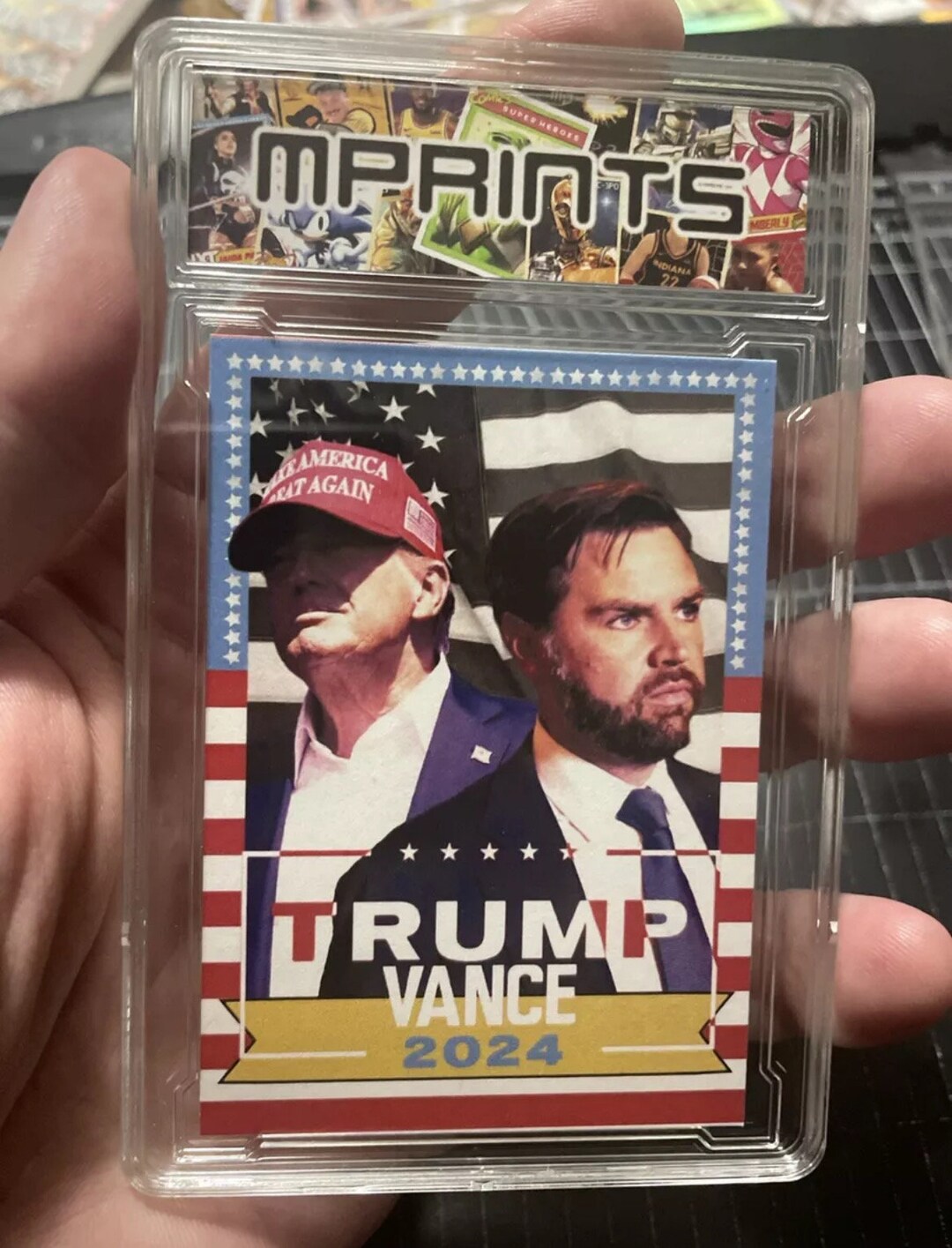 Donald Trump J.d. Vance WWF Style Custom Trading Card by Mprints in ...