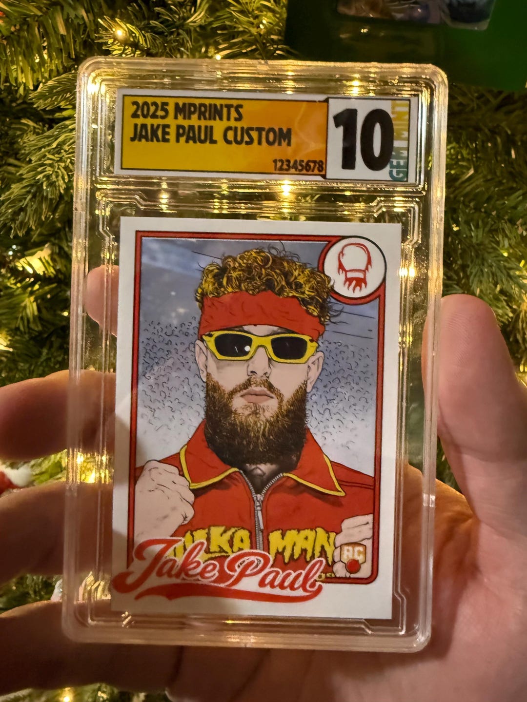 Jake Paul Custom Boxing Trading Card- SLAB (parody Grade) - Etsy