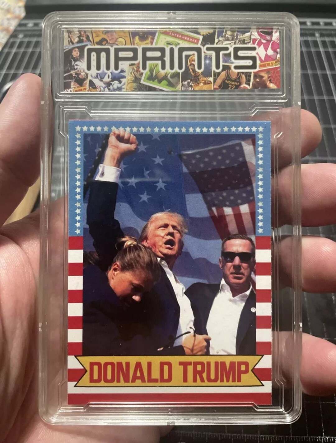 Donald Trump Rally WWF Style Custom Trading Card by MPRINTS in SLAB - Etsy
