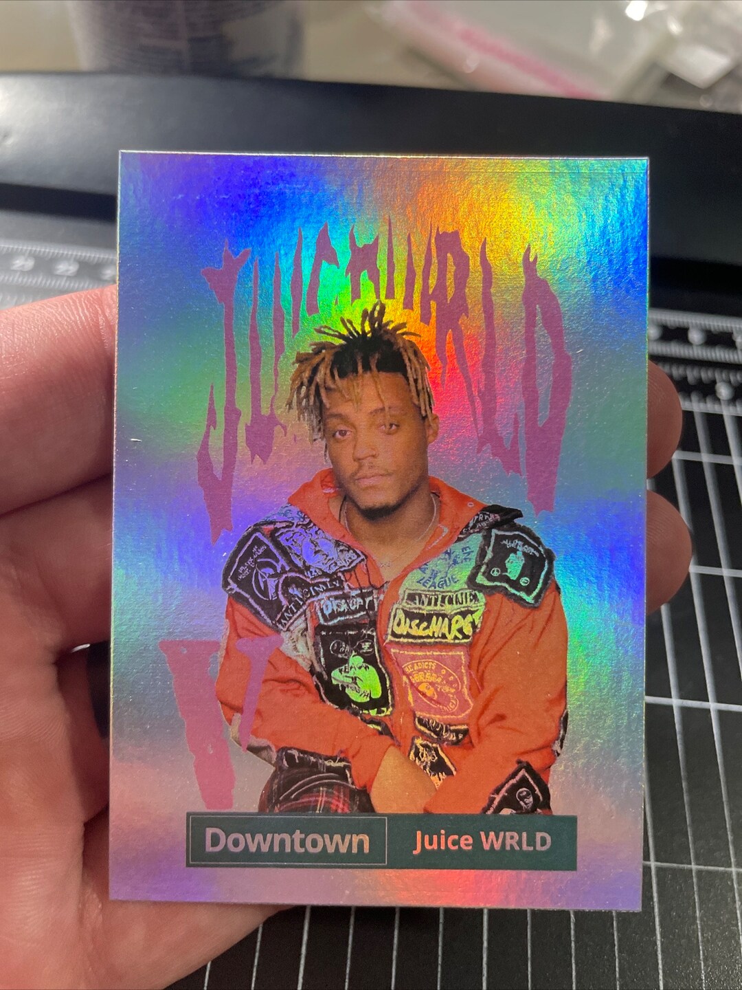 Juice WRLD CUSTOM REFRACTOR Trading Card - Etsy