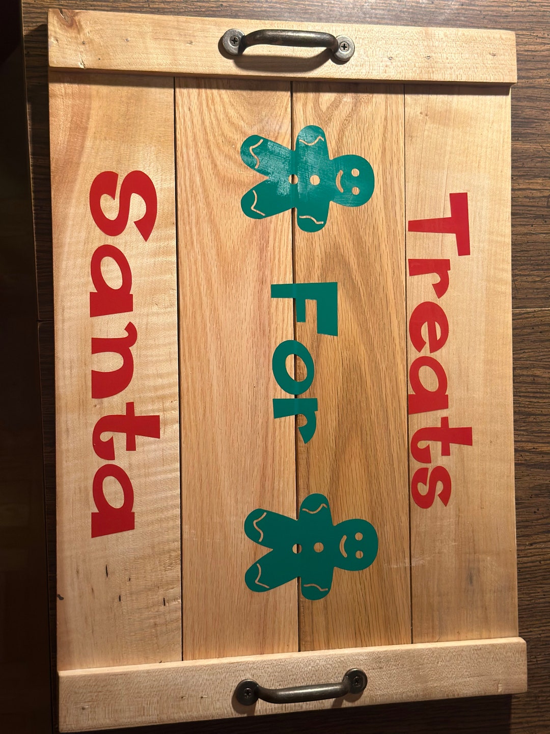 Pallet Wood Treats for Santa Serving Tray - Etsy