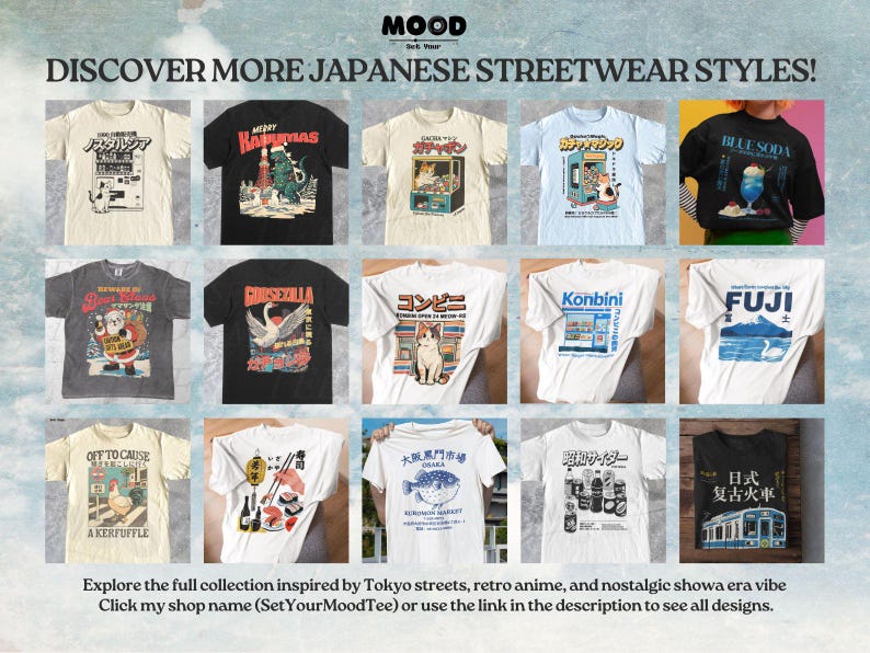 Japan Blue Soda T-shirt, 90s Anime Shirt, Japanese Streetwear, Harajuku ...