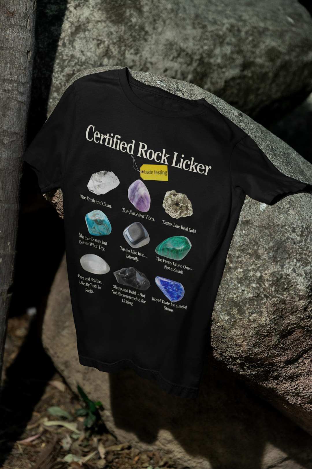 Funny Rock Crystals and Minerals T-shirt, Mystical Cottagecore Shirt ...