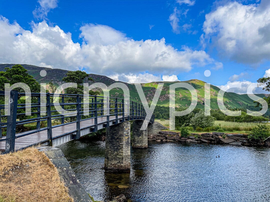 Instant Download High Resolution River Derwent Footbridge - Etsy