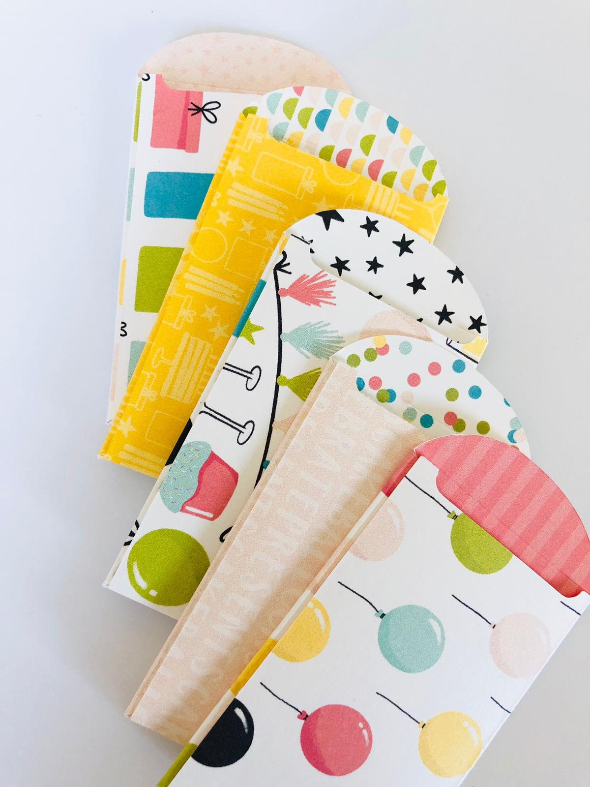 10 Happy Birthday Gift Card Envelopes, Handmade Envelopes, Decorative ...