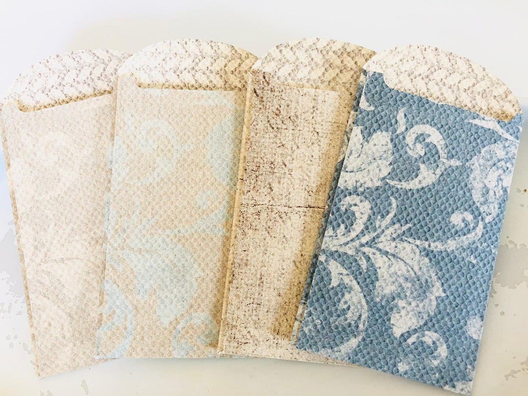 8 Vintage Style Handmade Envelopes, Decorative Mailers, Happy Mail ...