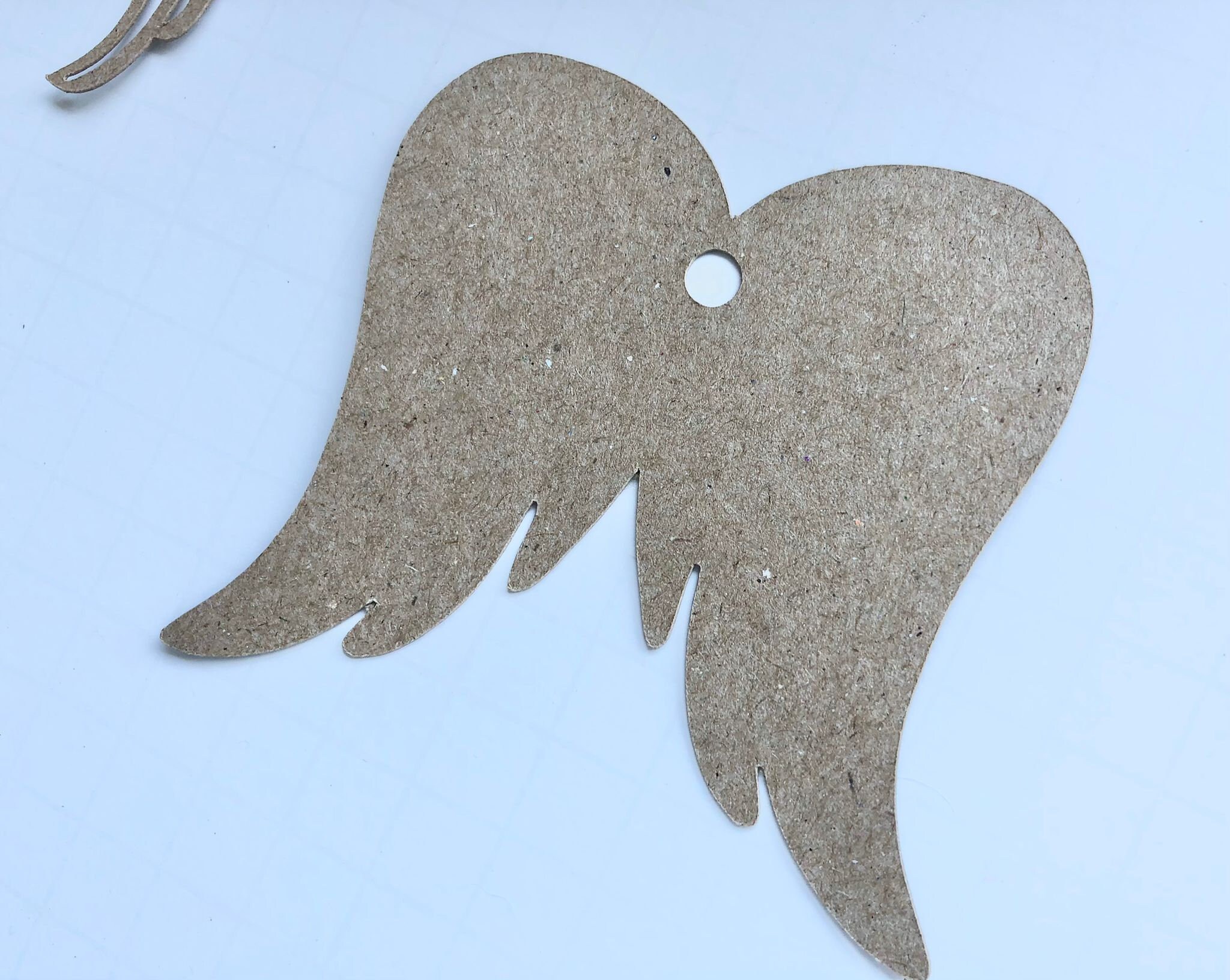 Christmas Angel Wings Gift Tags, Holiday Gift Tags, Handmade Kraft ...