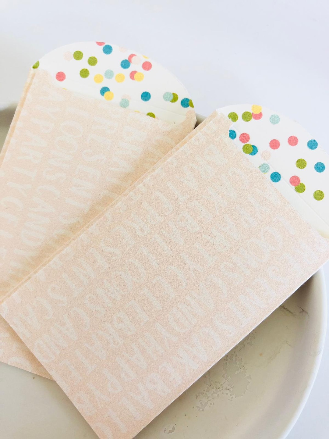 Mini Happy Birthday Gift Card Envelopes, Handmade Envelopes, Decorative ...
