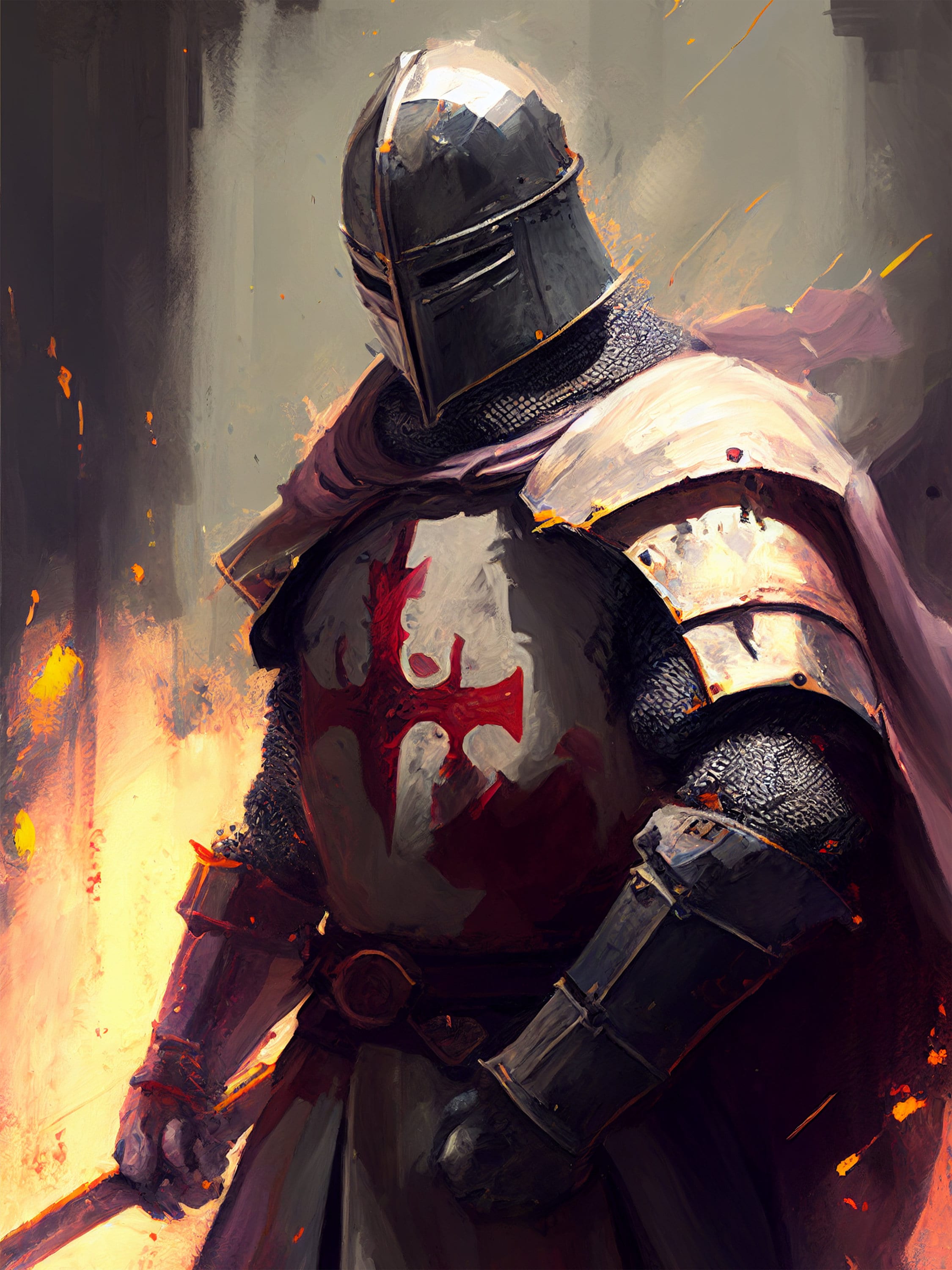 Templar Knight Concept Art