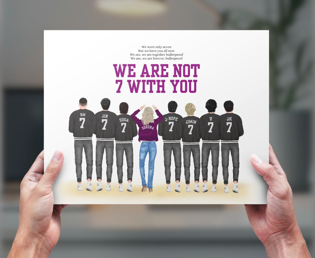 Personalized Poster for BTS Fan With Custom Name and Body Profile - Etsy