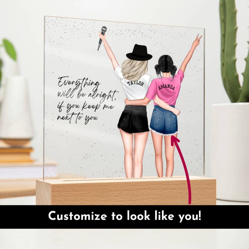 Personalized Gift for Taylor Swift Fan With Custom Name and Body ...