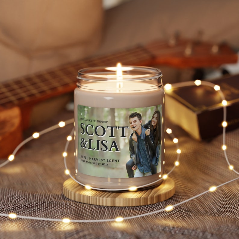Personalized Best Friend Candle With Custom Photo Thoughtful Gift for ...