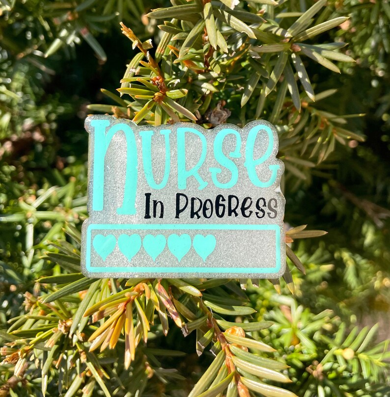 Nurse in Progress Badge Reel, Nursing Student, Nurse Badge Reel - Etsy