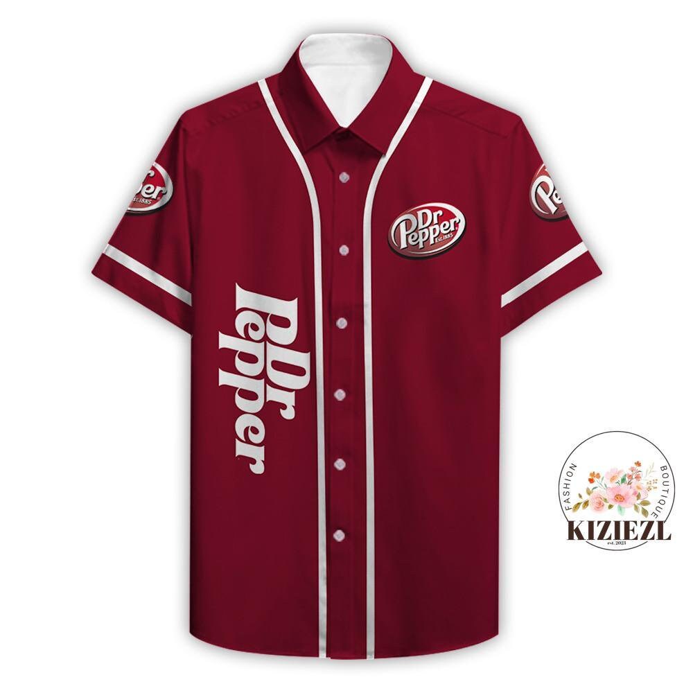 Dr Pepper Hawaiian Shirt, Dr Pepper Shirt For Men, Aloha Shirts Men ...