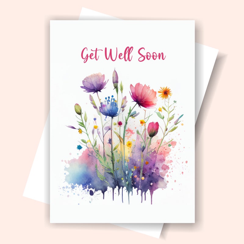Get Well Soon Card - Etsy