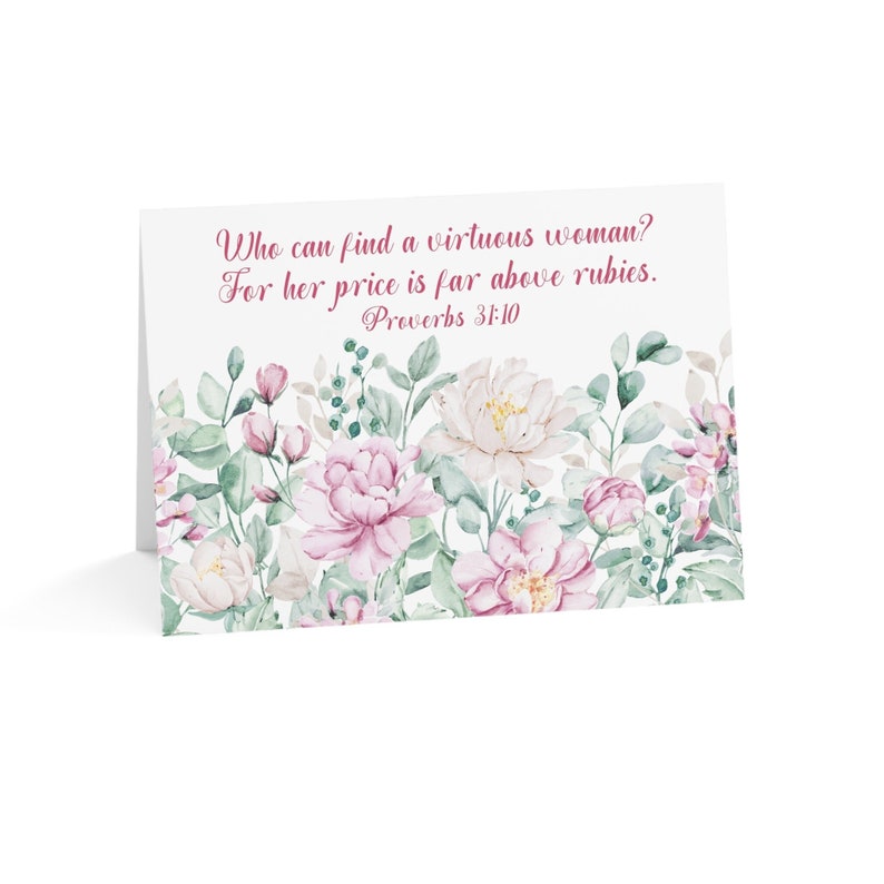 Printable Virtuous Woman Card, Printable Proverbs 31 Woman Card With ...