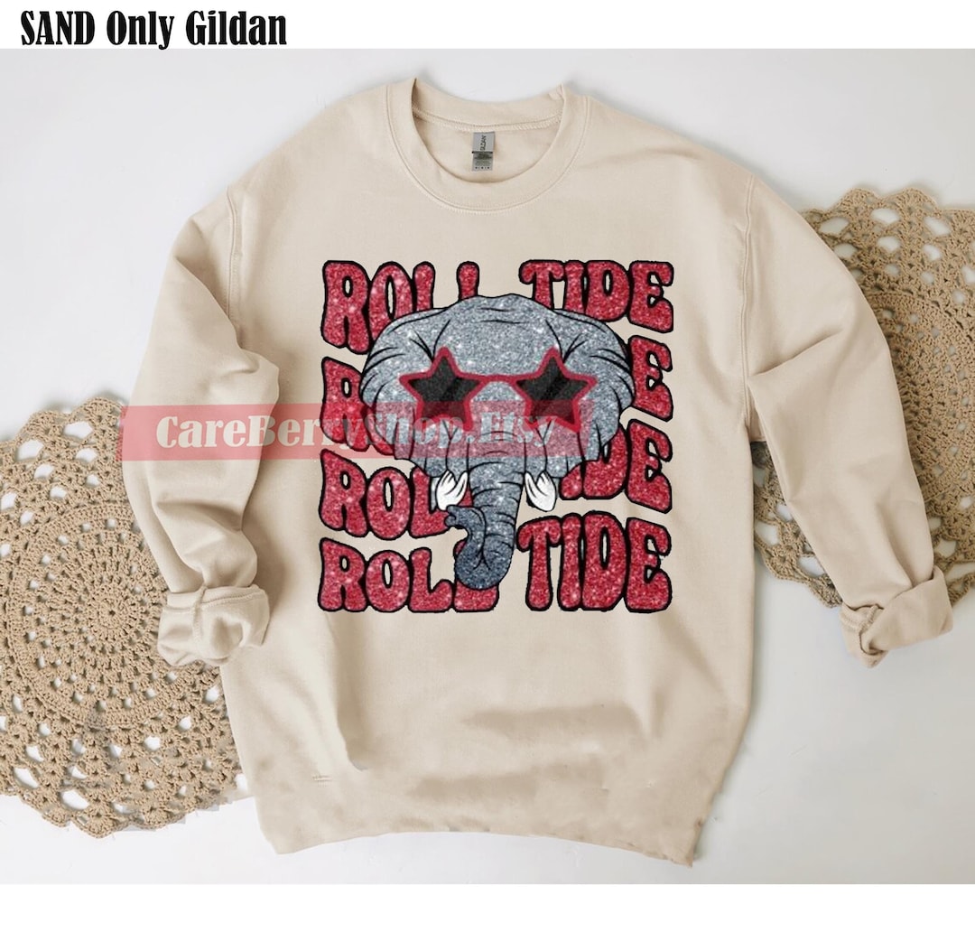Alabama Football Shirt Game Day Shirt Alabama Faux Glitter Shirt Roll Tide Game Day Shirt ...
