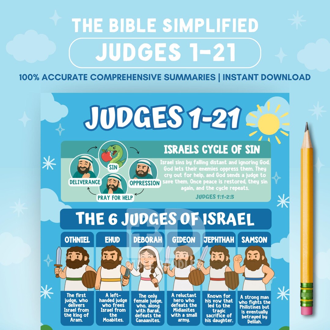 Book of Judges Made Simple | Bible Study Guide | Easy to Use Bible ...