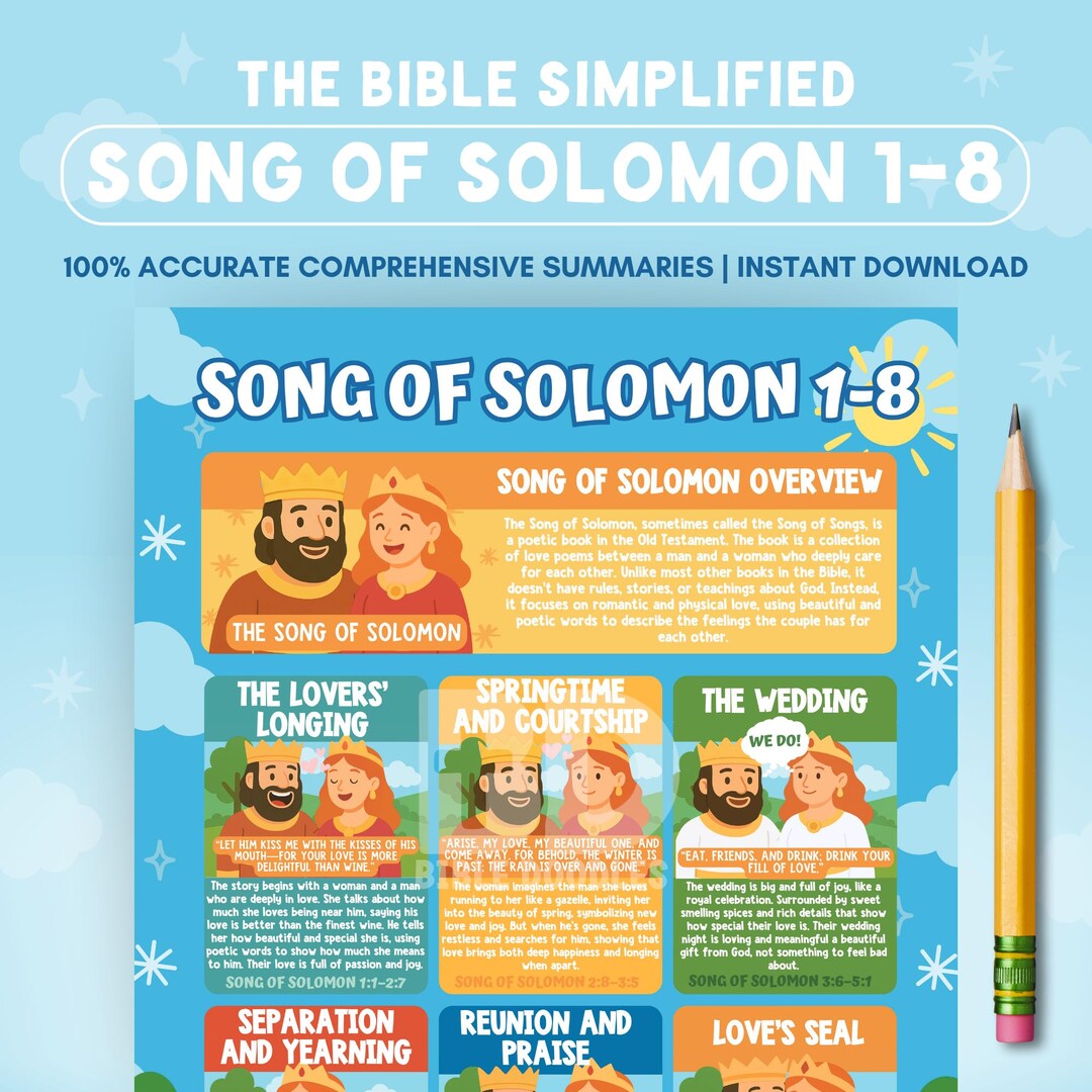 Book of Song of Solomon Made Simple | Bible Study Guide | Easy to Use ...