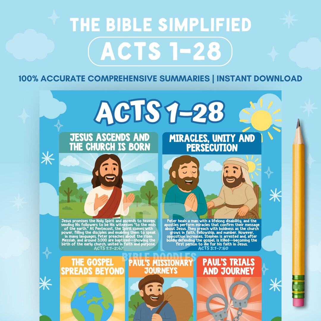 Book of Acts Made Simple | Bible Study Guide | Easy to Use Bible Study ...