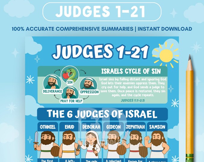 Book of Judges Made Simple | Bible Study Guide | Easy to Use Bible ...