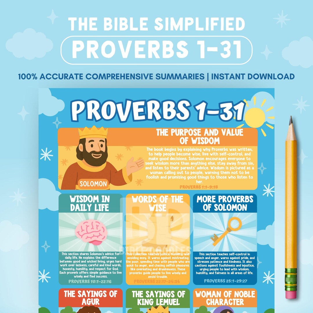 Book of Proverbs Made Simple | Bible Study Guide | Easy to Use Bible ...