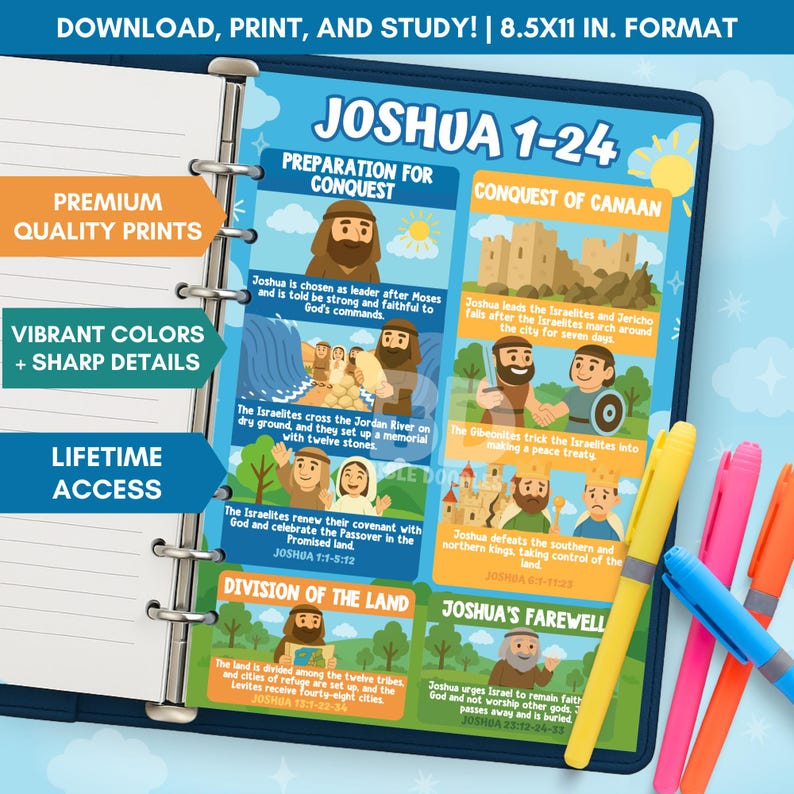 Book of Joshua Made Simple | Bible Study Guide | Easy to Use Bible ...