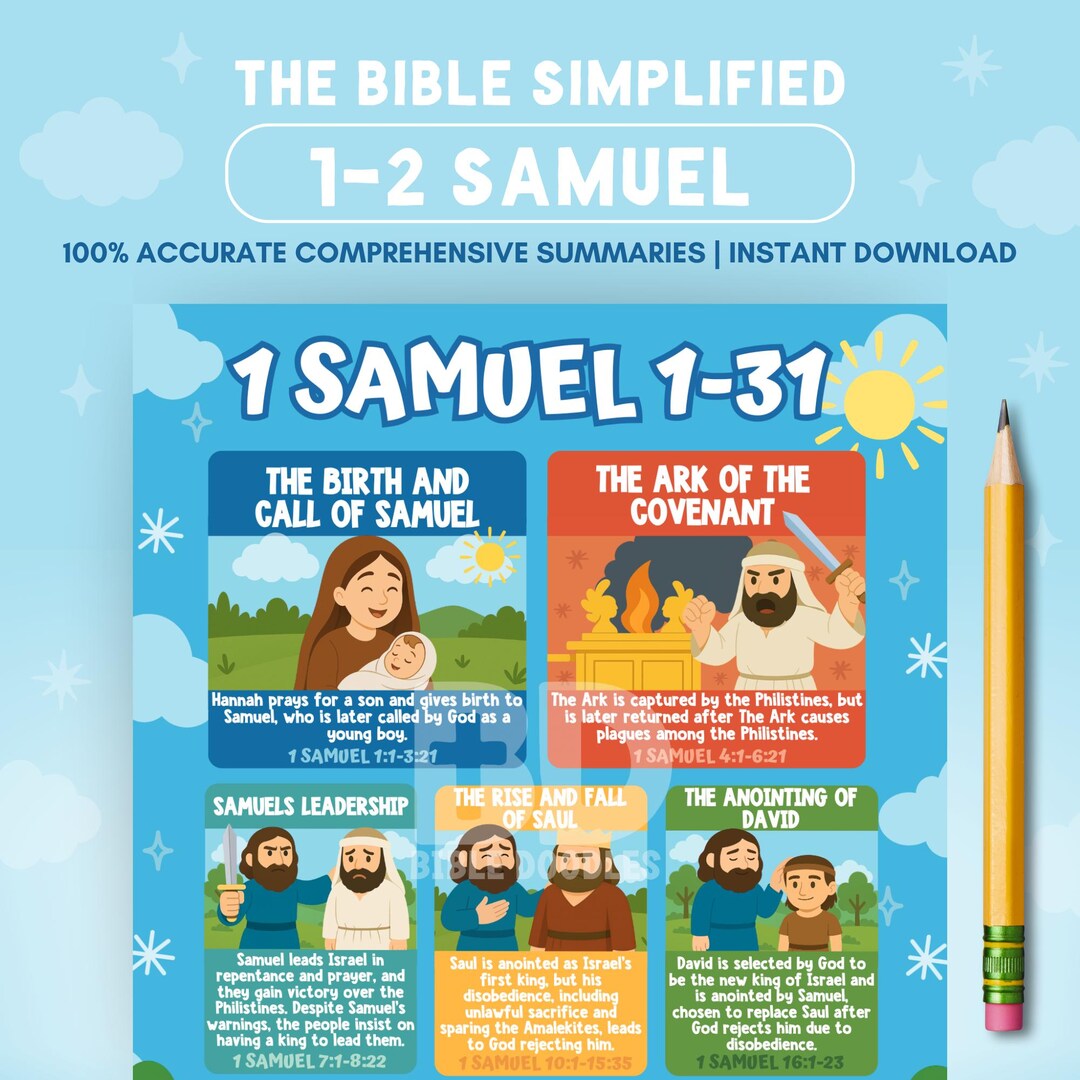 Book of 1-2 Samuel Made Simple | Bible Study Guide | Easy to Use Bible ...