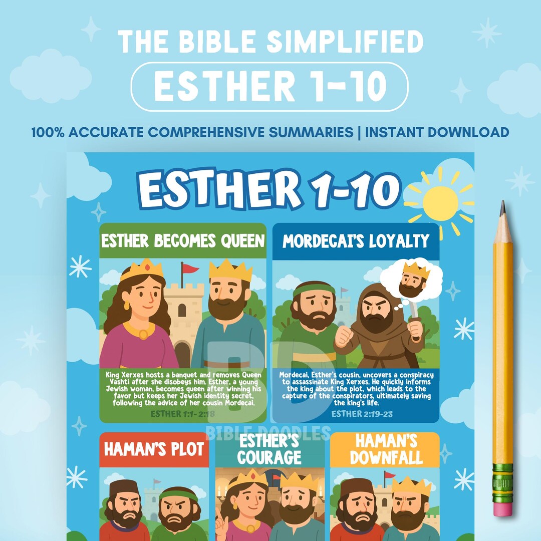 Book of Esther Made Simple | Bible Study Guide | Easy to Use Bible ...