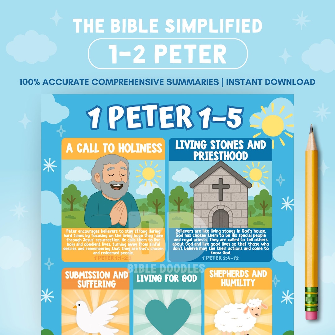 Books of 1 & 2 Peter Made Simple | Bible Study Guide | Easy to Use ...