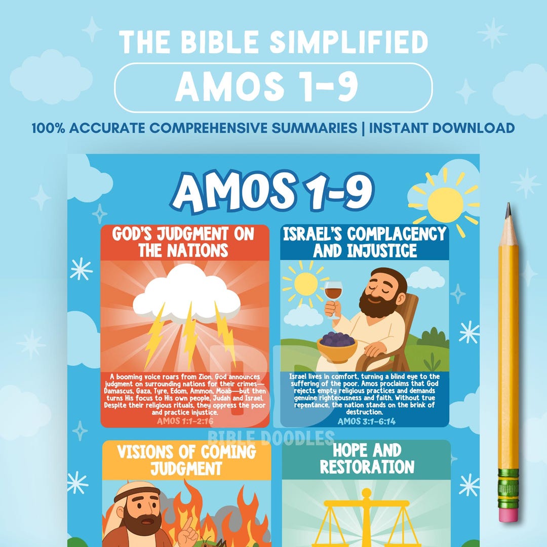 Book of Amos Made Simple | Bible Study Guide | Easy to Use Bible Study ...