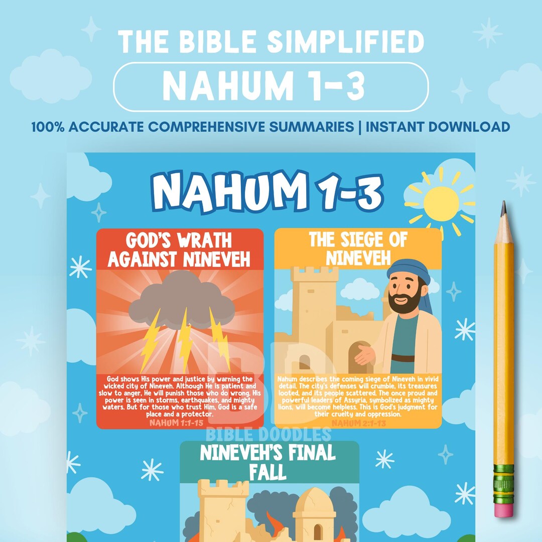 Book of Nahum Made Simple | Bible Study Guide | Easy to Use Bible Study ...
