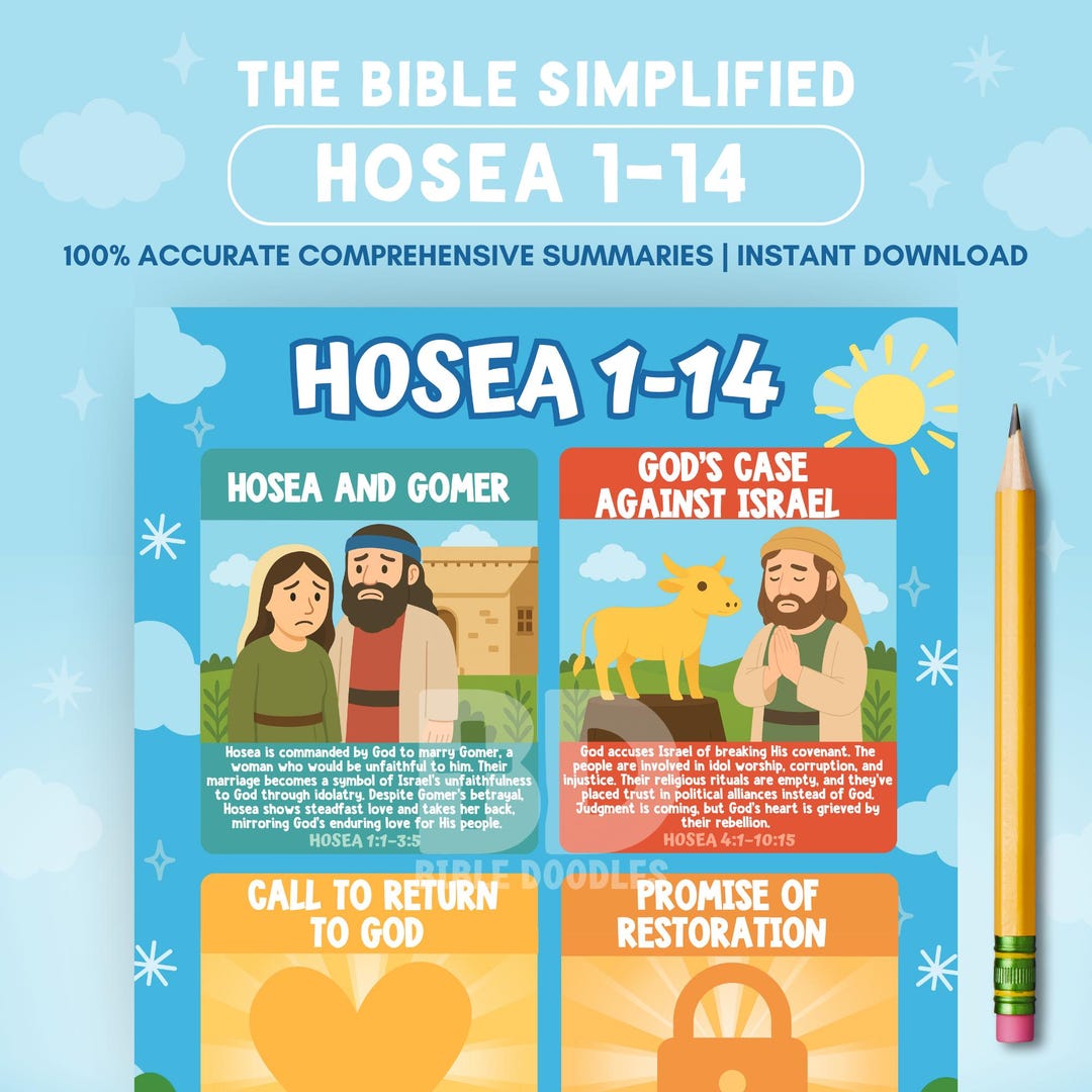 Book of Hosea Made Simple | Bible Study Guide | Easy to Use Bible Study ...