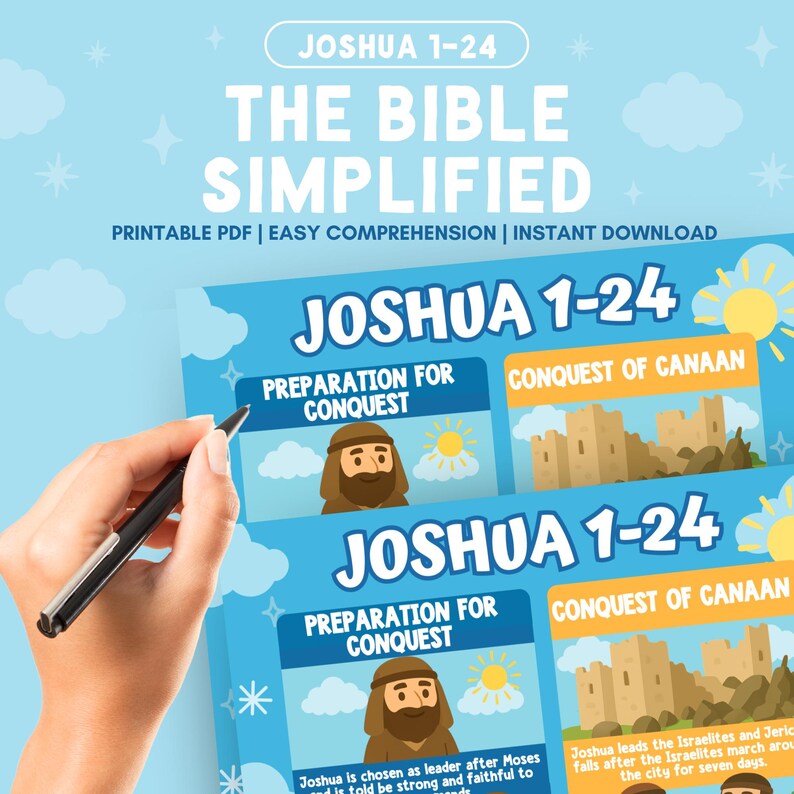 Book of Joshua Made Simple | Bible Study Guide | Easy to Use Bible ...