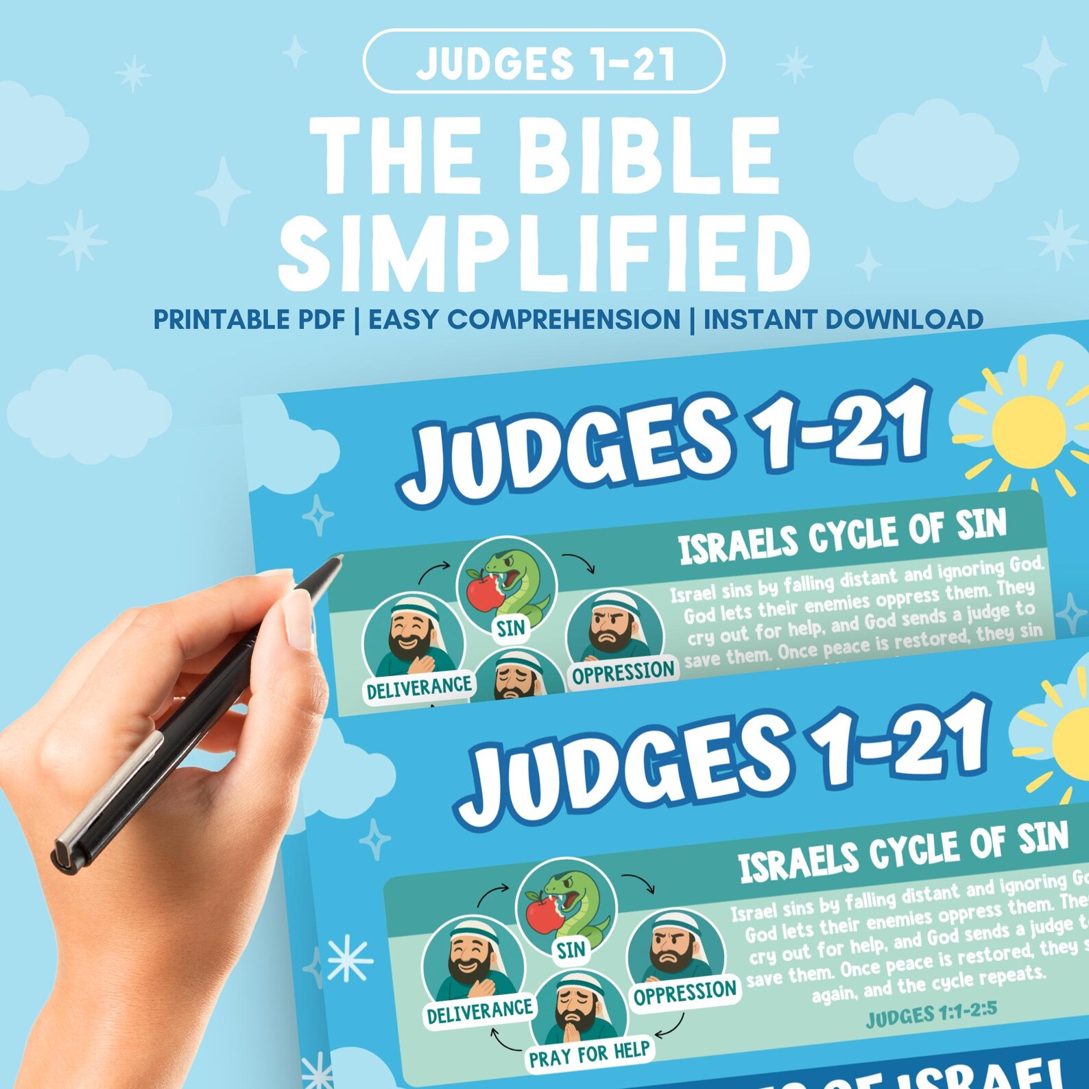 Book of Judges Made Simple | Bible Study Guide | Easy to Use Bible ...