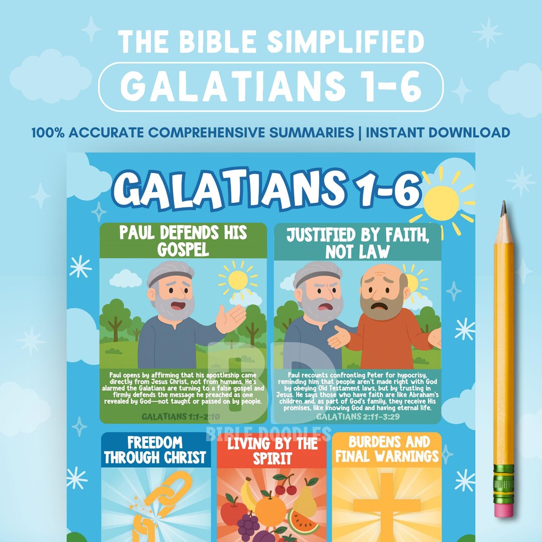 Book of Galatians Made Simple | Bible Study Guide | Easy to Use Bible ...